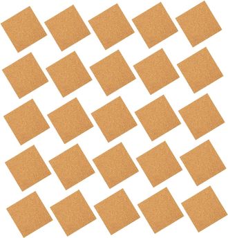 DOITOOL 60 Selbstklebende Quadratische Korkuntersetzer 100X100X1Mm Korkgleiter f&uuml;r M&ouml;bel Ger&auml;uschd&auml;mpfend Selbstgemacht Bastelplatten und M&ouml;belschutz