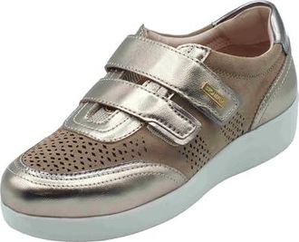 Stonefly 220802 Paseo Velour Fizz Femme en Nubuck et Peinture avec Double Déchirure et Compensée Moyenne, Velour Fizz, 38 EU