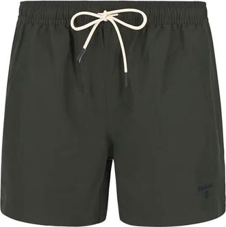 Barbour Herren Badeshorts gr&uuml;n Kariert,unifarben
