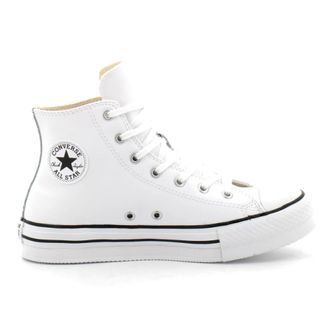 Converse Homme, Chaussures, Blanc, Taille: 37 EU Eva Lift Baskets en Cuir Blanc/Naturel