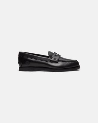 Timberland Klassischer Slip-on-Bootsschuh f&uuml;r Damen in Schwarz, Damen, Schwarz, Gr&ouml;&szlig;e