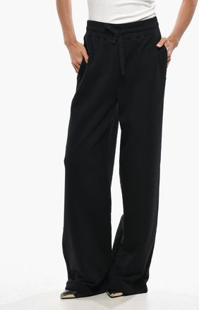 Gucci Palazzo-Jogginghose aus angerauter Baumwolle Gucci