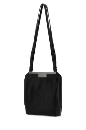 Max Mara Womens Black Leather Mmsummer Shoulder Bag Nero Borse A Tracolla