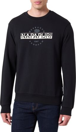 Napapijri Bander Sweatshirt Black, Schwarz, XL