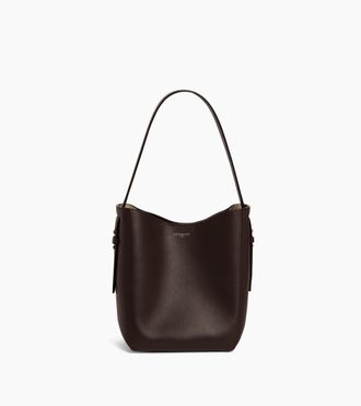 Le Tanneur Sac hobo petit mod&egrave;le C&eacute;leste en cuir lisse