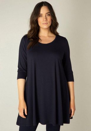 Base Level Curvy Tunikashirt Aria mit Rundhalsausschnitt