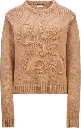 Moncler Embroidered Logo Cotton Jumper