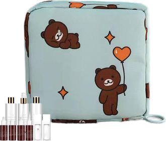 Generic Sanit&auml;rserviettenbeutel f&uuml;r M&auml;dchen - Sanit&auml;rbeutel, Sanit&auml;rbeutel, wasserdichte physische Beutel, Rei&szlig;verschluss tragbarer Menstruationspolster -Zeit