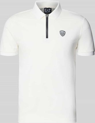 Emporio Armani Slim Fit Poloshirt aus Viskose-Mix