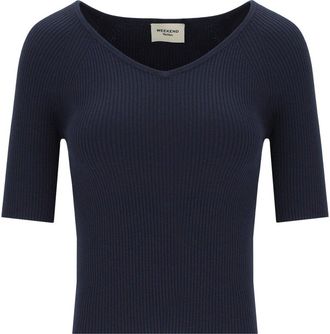 Weekend by Max Mara TOP TENENTE BLEU MAX MARA WEEKEND
