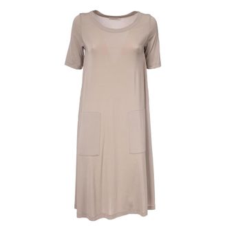 Le Tricot Perugia Damen, Kleider, Beige, MGröße