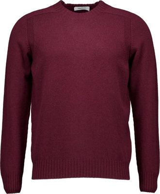 Gran Sasso Pull en laine &agrave; col rond - Homme - Pulls - Rouge - Taille: M