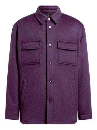 Etro surchemise en cachemire à poche poitrine - Violet