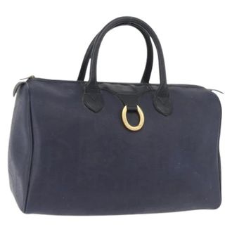 Dior Pre-owned Trotter Canvas Hand Bag - - Pre-owned - Damen - Blau - ONE SIZE