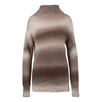 Alysi Femme, Pulls, Brun, Taille: 38 FR Maglia Lunga Stretch