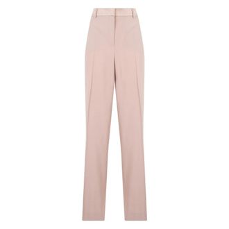 Alberta Ferretti Hose mit hoher Taille und Falten - - Trousers - Damen - Rosa - 2XL