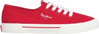 Pepe Jeans London Damen Brady Basic W Sneak, Red, 37 EU