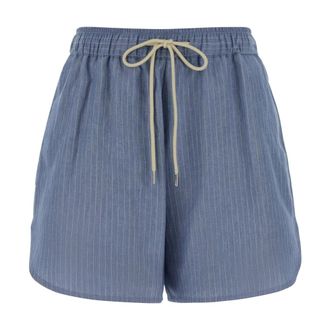 Jacob Cohen Pant Boxer Short Elastic Waist Julie - - Shorts - Damen - Blau - M