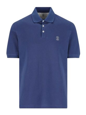 Brunello Cucinelli Polo - Bleu Clair
