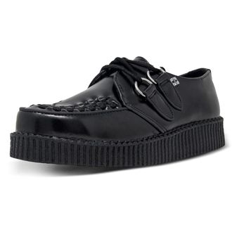 T.U.K. Leather Viva Low Creeper - Herren & Damen Schuhe - Farbe Black Leather - Gr&ouml;&szlig;e EU44