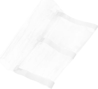 Lurrose Transparente Stuhlbeinschoner aus Kunststoff mit Wasserdichtem Rutschfestem Schutz und Elastischen Bändern für Sicheren Sitz Staubdichte Strapazierfäh