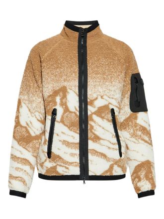 Bogner veste Gregor zippée à motif - Marron