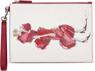 Marc Jacobs Femme, Sacs, Beige, Taille: ONE Size Portefeuille en cuir de vachette et polyur&eacute;thane