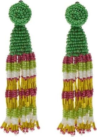 Maliparmi Maliparmi, Femme, Accessoires, Vert, Taille: ONE Size Garden Beads Earrings