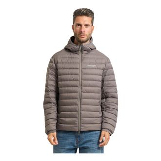 A|X Armani Exchange Graue Daunenjacke mit hohem Kragen - - Jackets - Herren - Grau - L