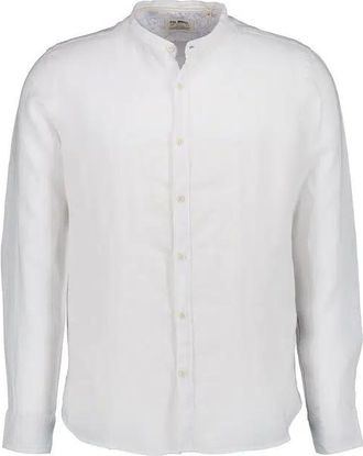 Fil Noir Herren Hemd weiß Leinen