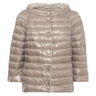 Herno Femme, Vestes, Beige, Taille: 40 FR Reversible Quilted Jacket