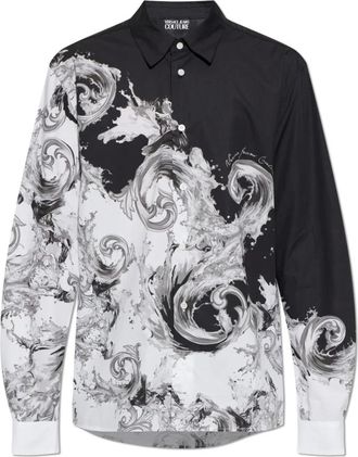 Versace Jeans Couture Homme, Chemises, Noir, Taille: M Chemise Imprim&eacute; Barocco