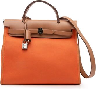 Hermès Hobo Bags - Toile Herbag Zip 31 - Gr. unisize - in Orange - für Damen