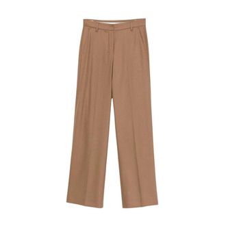 Max Mara Pantalon large - Femme - Pantalons - Brun - Taille: 40 FR