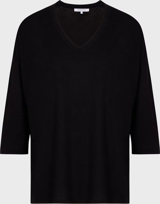 Gerard Darel T-shirt fluide &agrave; col V- ADRYANNA - Noir