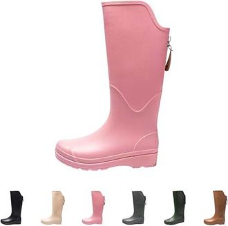 Generic Bottes en caoutchouc imperm&eacute;ables larges pour homme - Pour le travail et la pluie - Pour lext&eacute;rieur, la neige, la pluie - Longueur genou - Bottes de j
