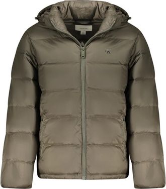Calvin Klein Homme, Vestes, Brun, Taille: M Doudoune &agrave; Capuche