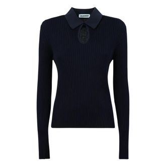Jil Sander Polo Shirts - - Tops - Damen - Blau - 2XL