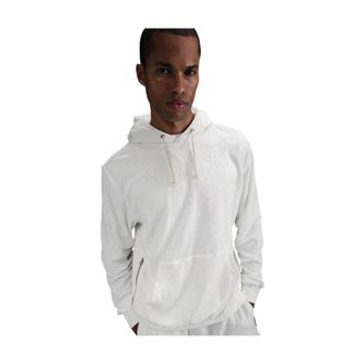 Nike Homme, Sweatshirts et sweats &agrave; capuche, Blanc, Taille: 2XL Sweat &agrave; capuche de basketball &agrave; enfiler Dri-FIT