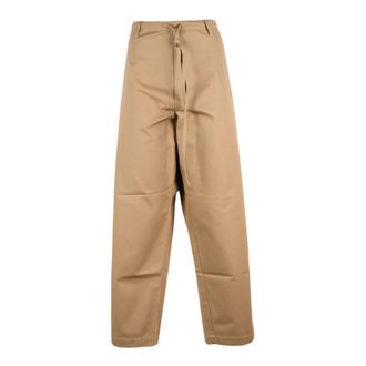 Moschino Baggy Wide Hosen - - Trousers - Damen - Beige - M