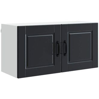 vidaXL vidaXL Armoire de cuisine Noir 80 x 31 x 40 cm Bois ding&eacute;nierie