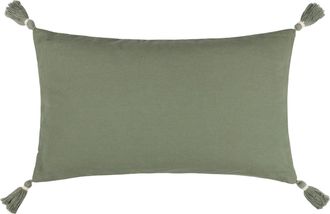 furn. Yard Caliche Textured Quasten 100% Baumwollkissenabdeckung