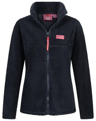 Geographical Norway Fleecejacke Damen Teddy Fleece Jacke Herbst Winter Jacke Sweater &Uuml;bergangsjacke