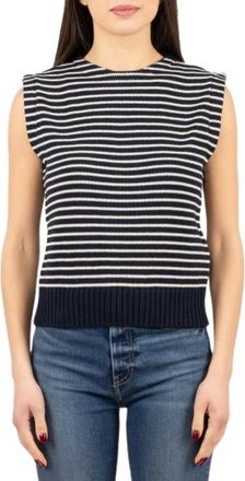 Max Mara Femme, Pulls, Bleu, Taille: 40 FR Landa Gilet