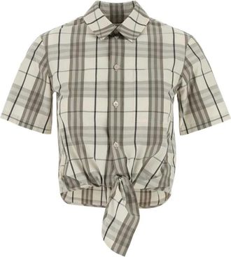 Burberry Femme, Blouses et Chemises, Vert, Taille: 36 FR Chemises