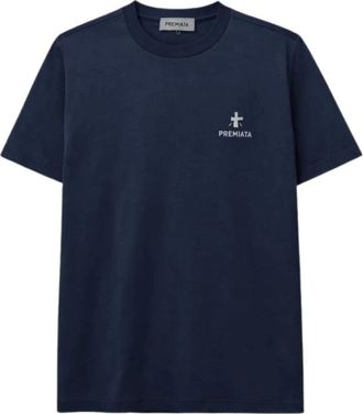 Premiata Homme, Tops, Bleu, Taille: M PA 1050 T-shirt