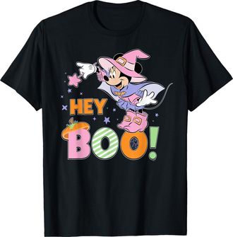 Disney Minnie Mouse Hey Boo! Cute Halloween Matching T-Shirt
