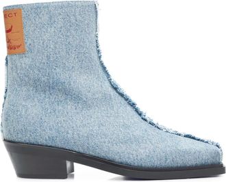 Y / Project Stiefel mit Logo-Patch - Blau