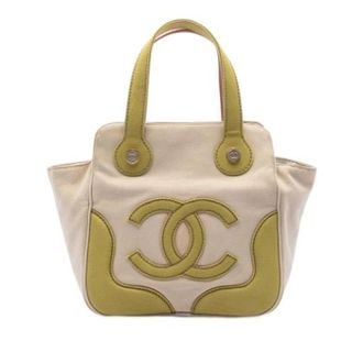 Chanel Pre-owned Vintage Canvas Handbag - - Pre-owned - Damen - Beige - ONE SIZE