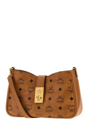 MCM Tracy Crossbody Bag - Cognac